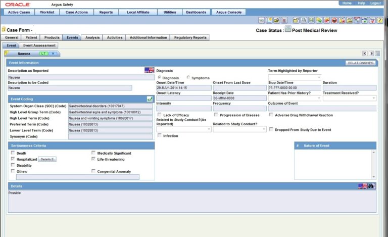 Safety Management System | Theradex Oncology